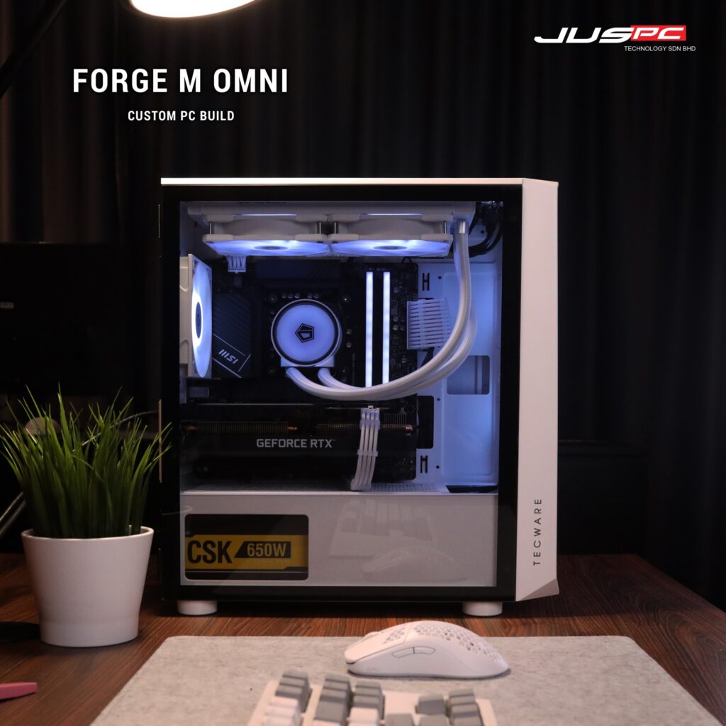 【RM6K Assemble Black & White Themed PC Build】 | JusPC