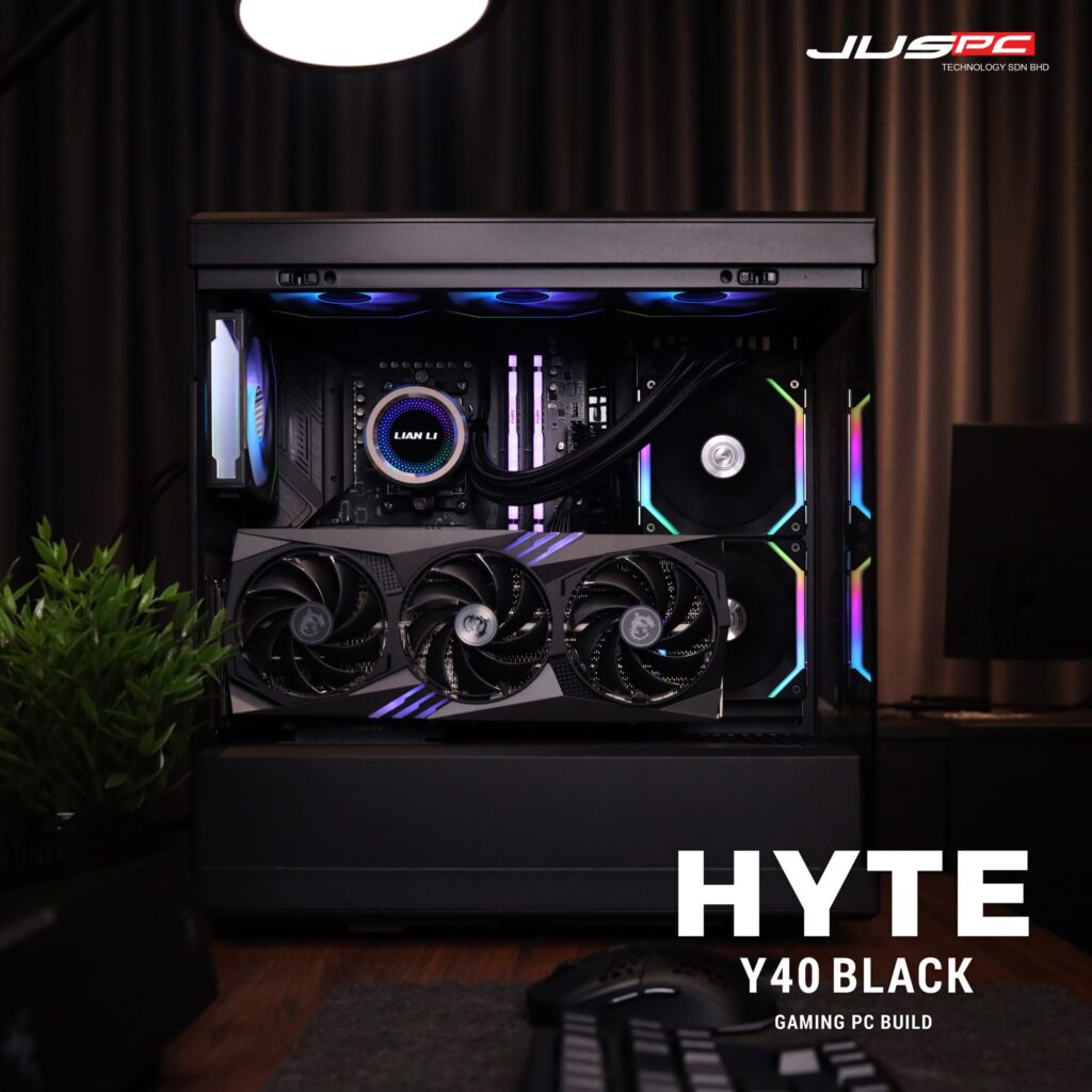 【RM11K Create Hyte Y40 Aquarium PC Build】 | JusPC