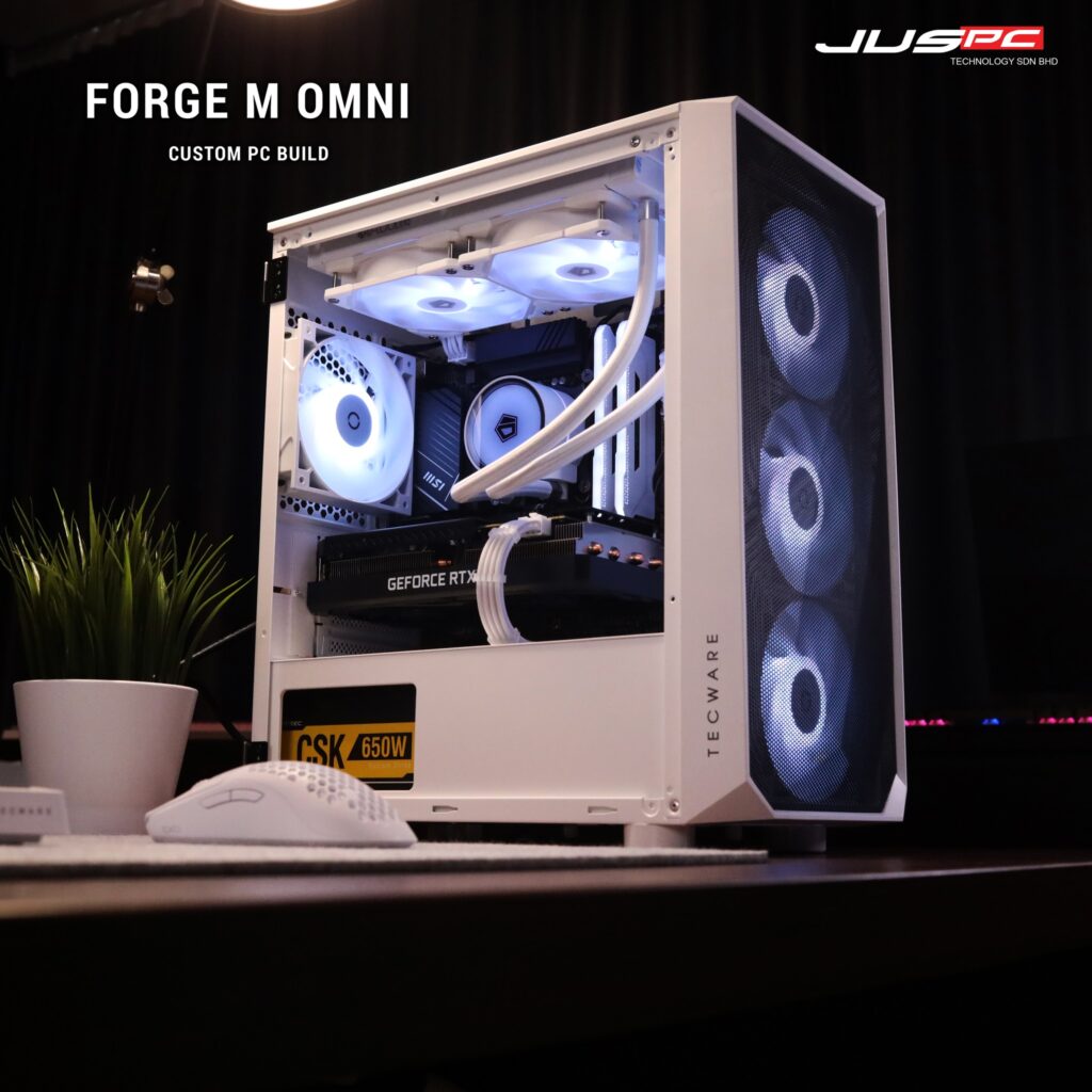 【RM6K Assemble Black & White Themed PC Build】 | JusPC