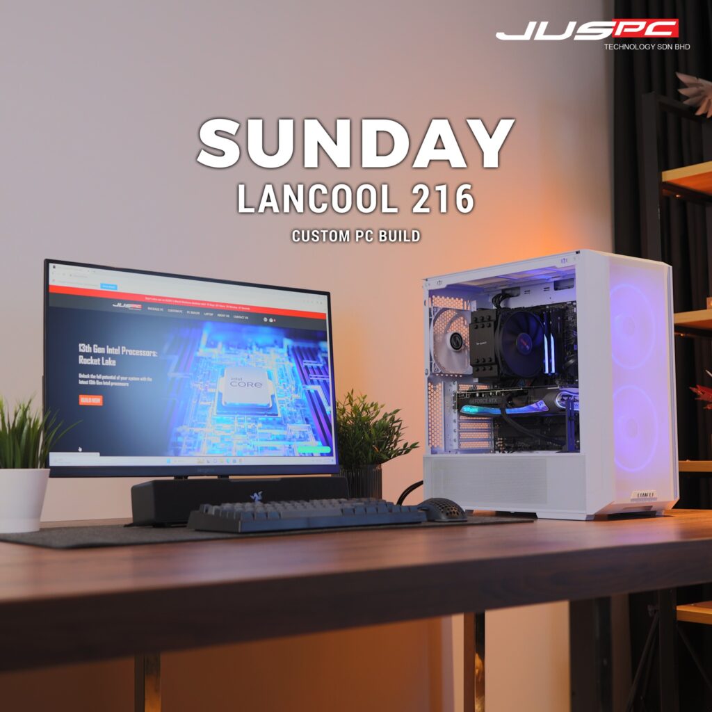 【LIANLI LANCOOL 216 WHITE BUILD】 | JusPC