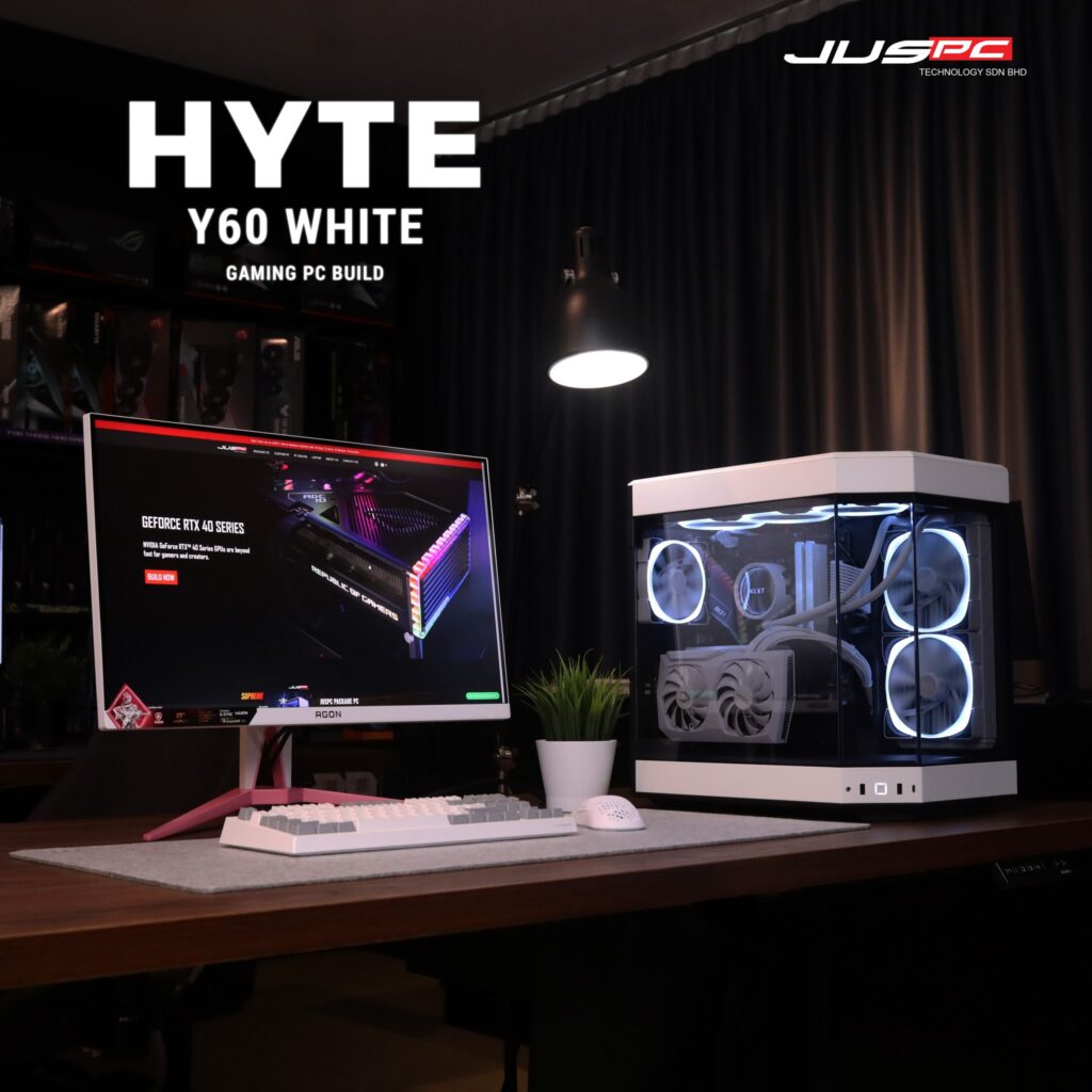 【HYTE Y60 White Gaming PC】 | JusPC