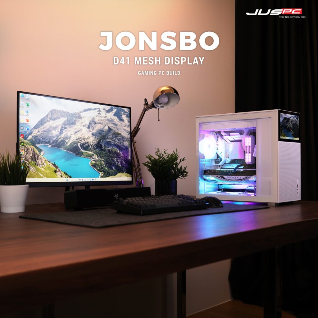 【Jonsbo D41 Build With RTX 4090 Gaming White RIG】 | JusPC
