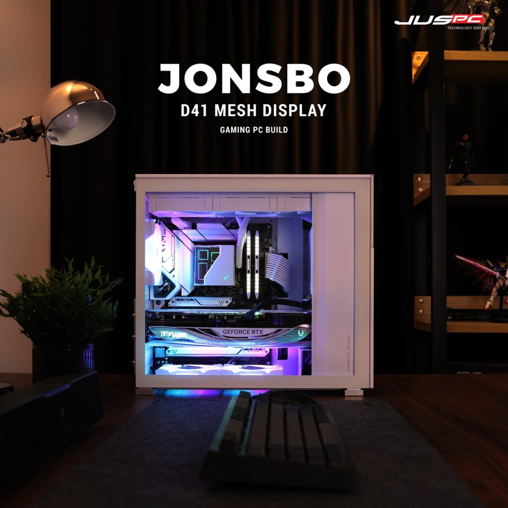 【Jonsbo D41 Build With RTX 4090 Gaming White RIG】 | JusPC