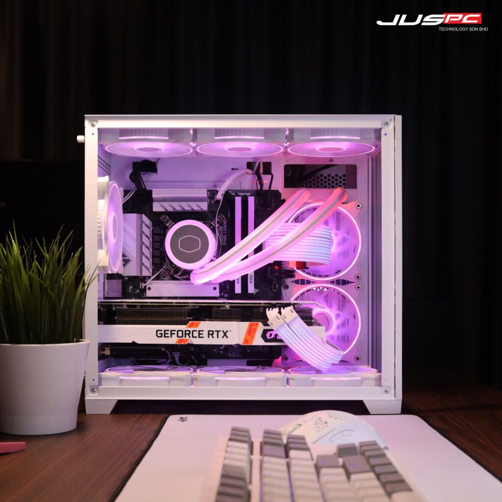 【Tecware VXN Pure White Gaming Build】 | JusPC