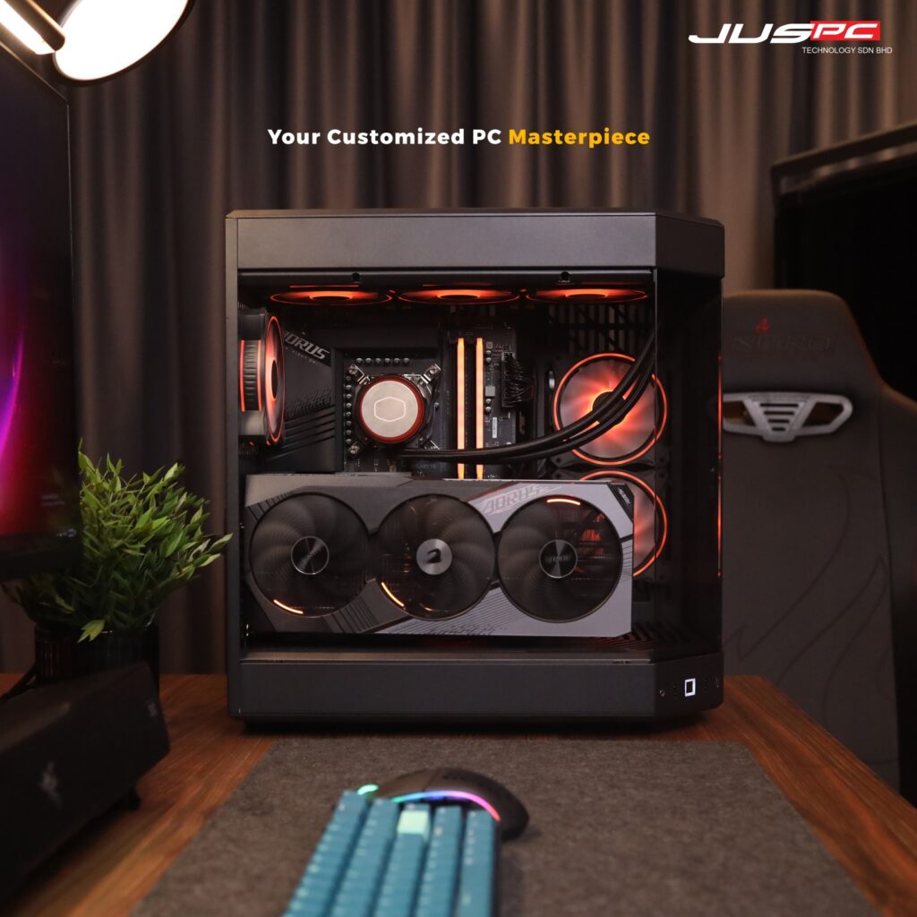 【HYTE Y60 Build With GIGABYTE AORUS Theme】 | JusPC
