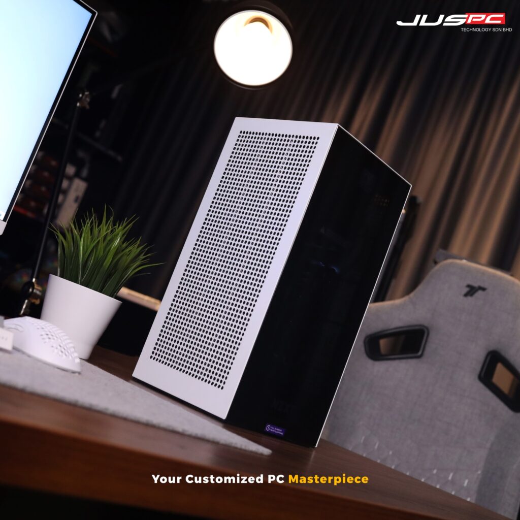 【NZXT H1 ITX White PC Build】 | JusPC