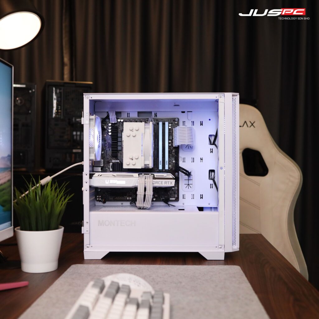 【Montech AIR 100 Pure White Build】 | JusPC
