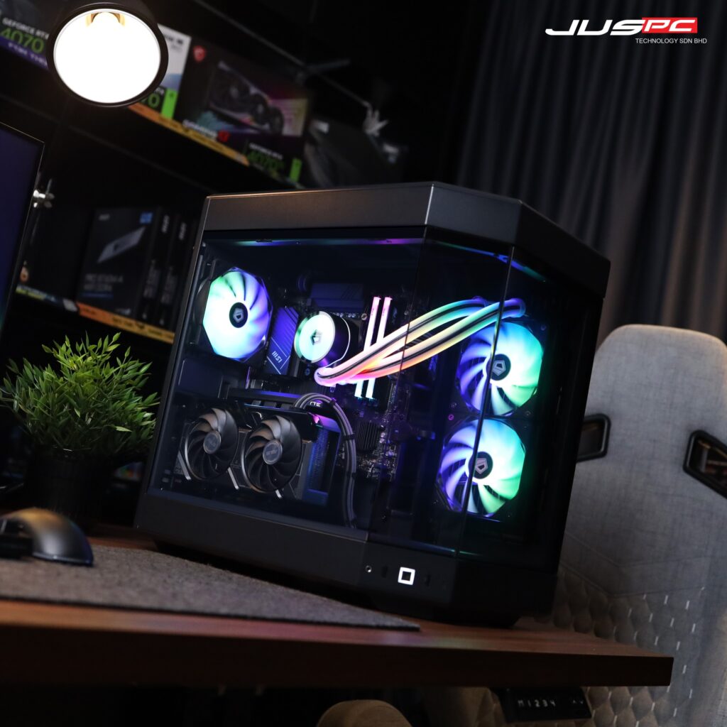 【HYTE Y60 Fish Tank Pc Build】 | JusPC
