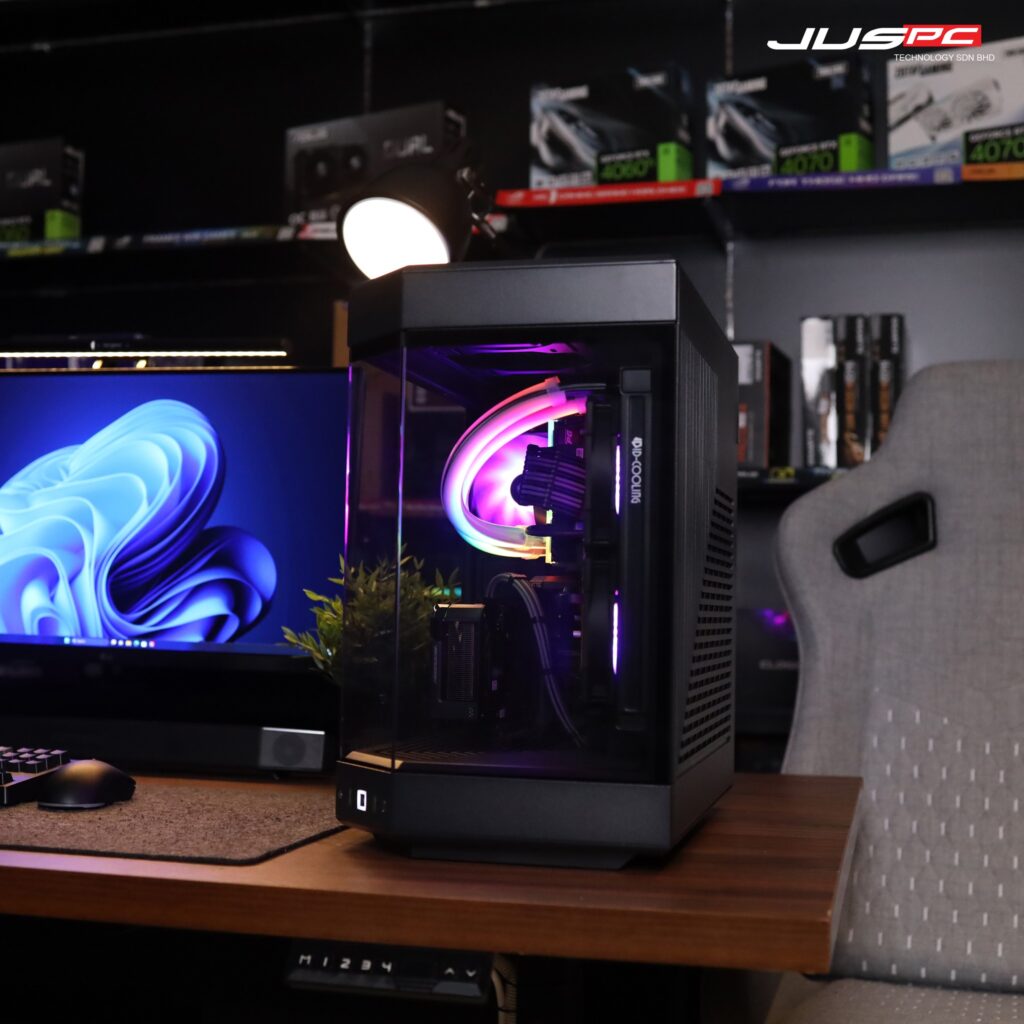 【HYTE Y60 Fish Tank Pc Build】 | JusPC