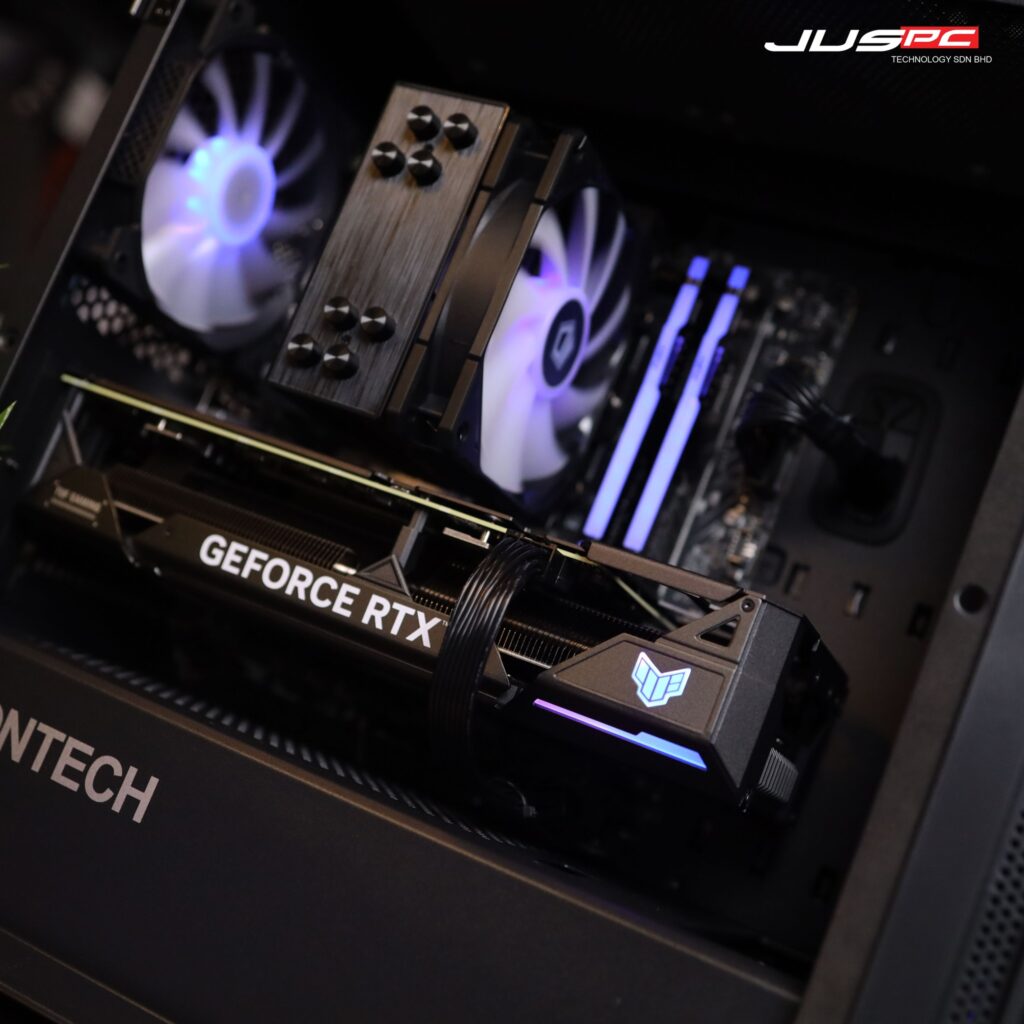 【Montech AIR 100 ARGB MATX Build With Tuf Gaming RTX 4070】 | JusPC